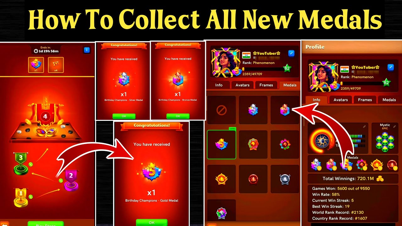 How To Collect All New Medals😱 Annivarsary Season Medals Unlocked 🔥 ...
