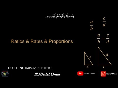 geometry . Ratios and Rates and proportions - YouTube