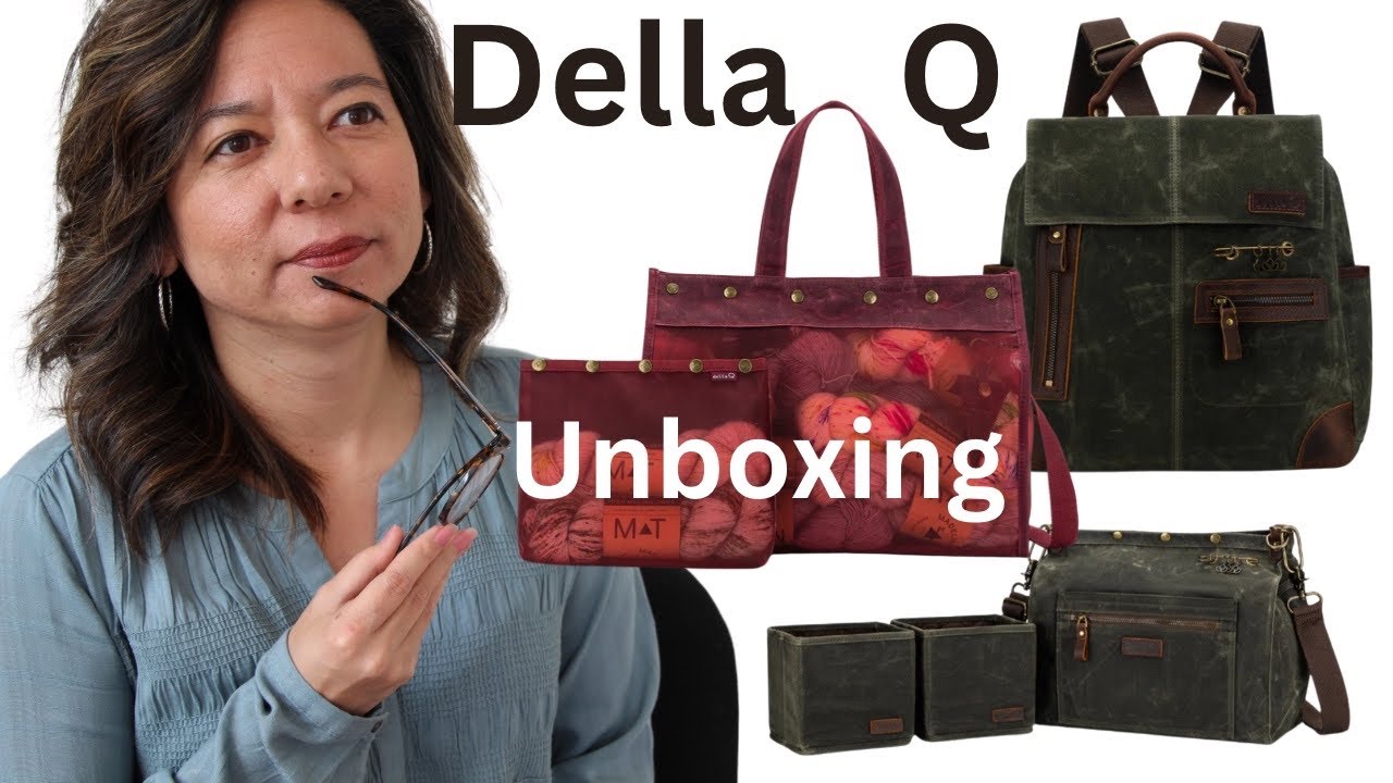 Della Q Unboxing! | Rucksack with cubbies, Mesh Tote, Midi Backpack ...