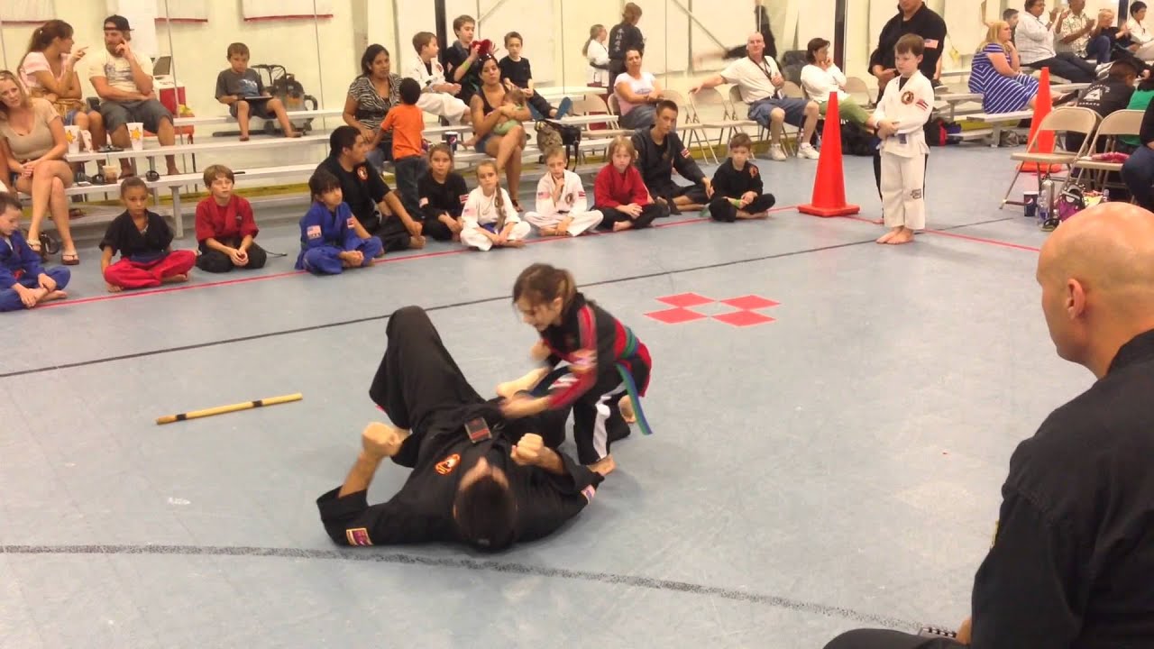 Mackenzie Lamey Karate Tournament - Self Defense - YouTube