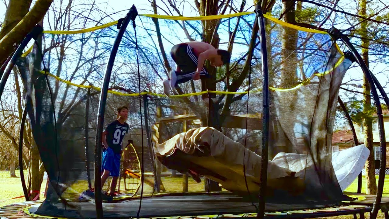 INSANE TRAMP WEEKEND!!! *triple front* - YouTube