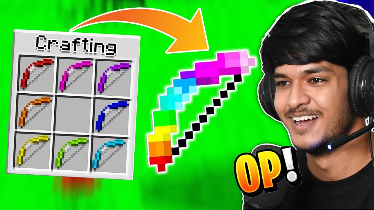 Crafting One Shot BOW In Minecraft 🤩🤩 - YouTube