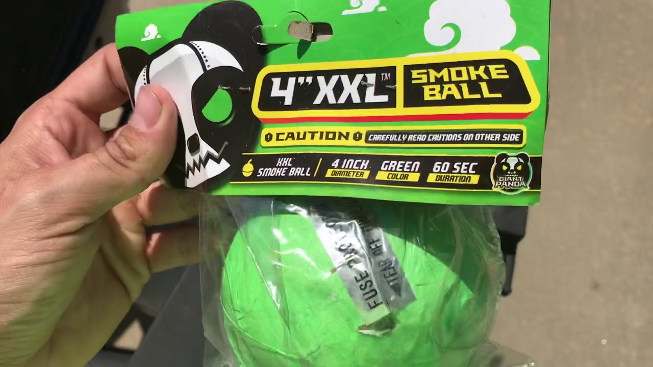 4” XXL Smoke Ball by Red Apple Fireworks - YouTube