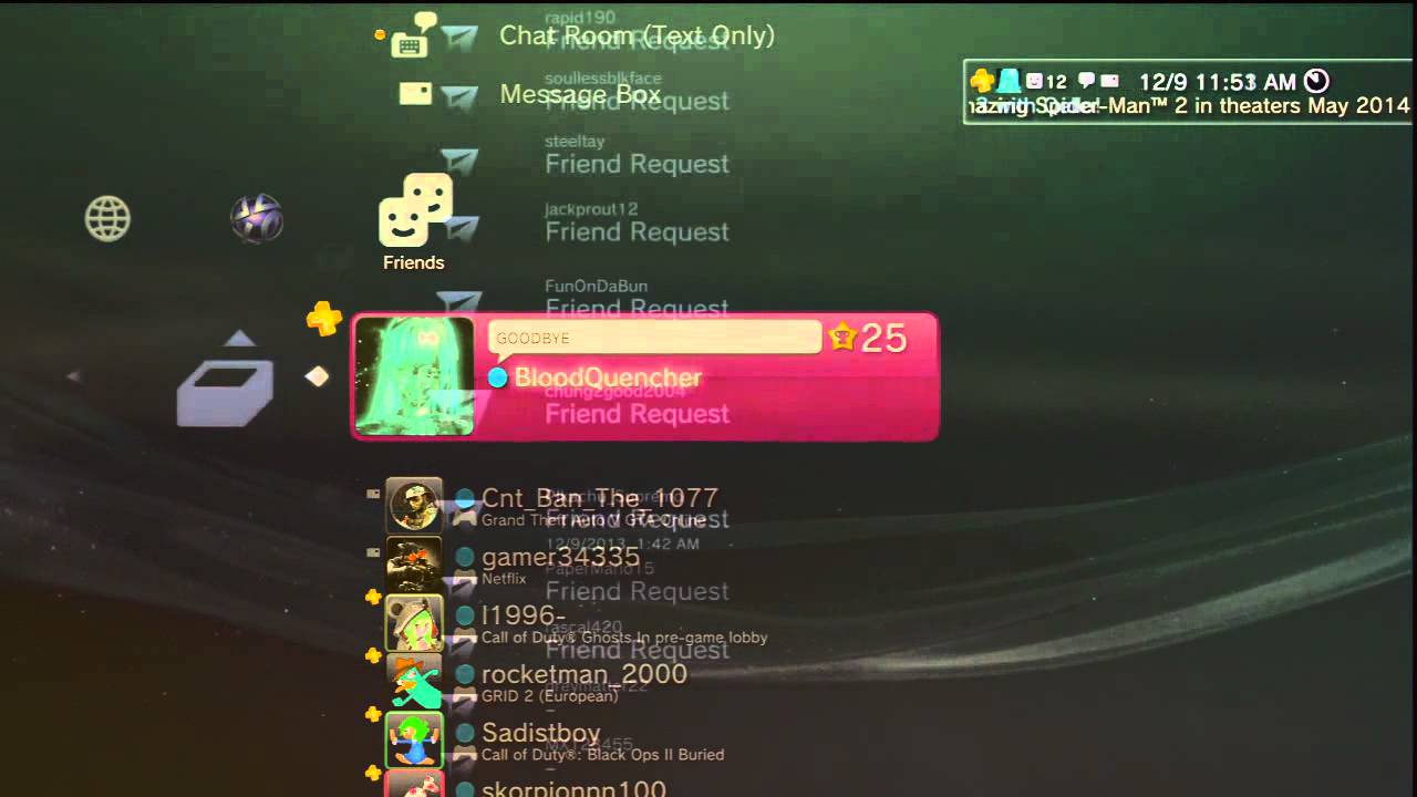 Playstation 3 [PSN]-Reaching Max Friends100,Max Protected Messages50 ...