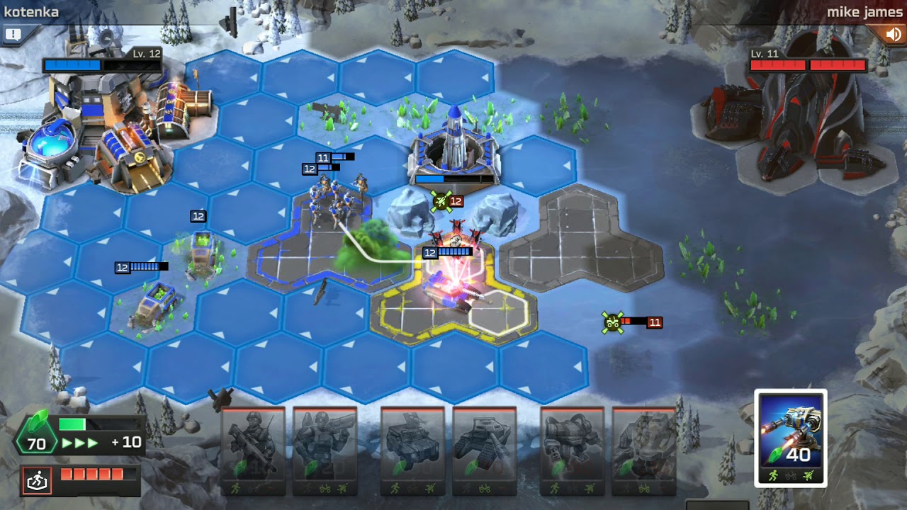 Command and conquer rivals GDI vs gdi master league loss - YouTube