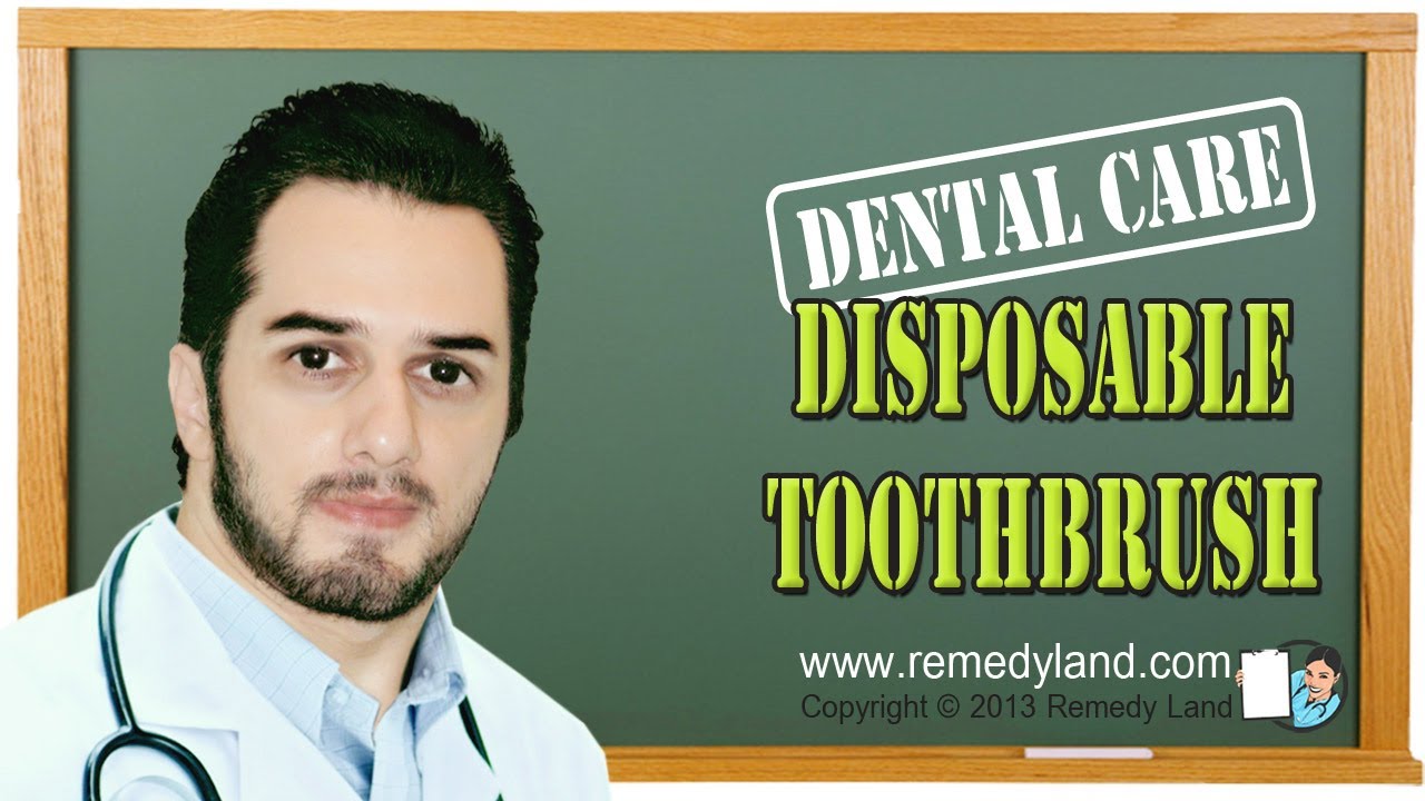Disposable toothbrush - one time use toothbrush - YouTube