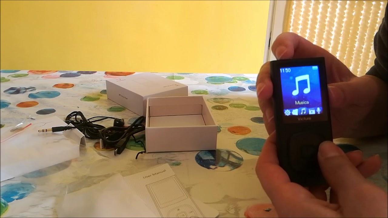 Victure Lettore mp3 recensione review Amazon - YouTube