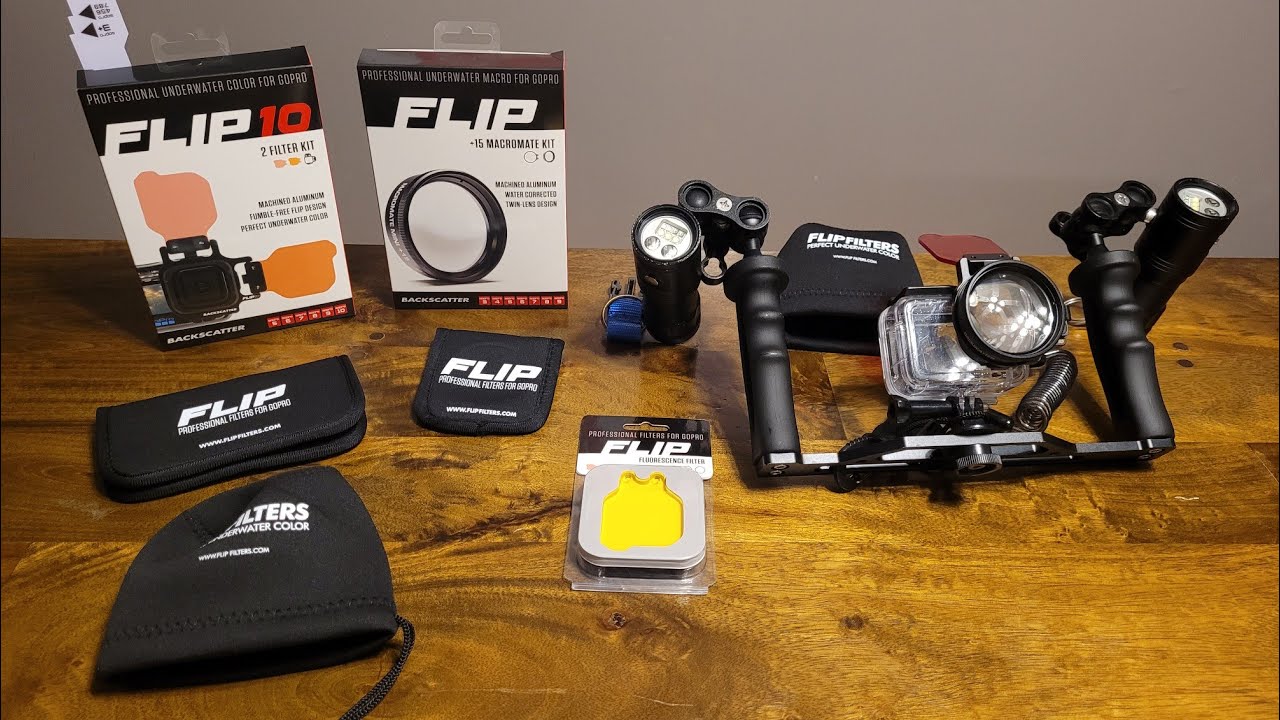 Backscatter Flip 12 Macromate Mini GoPro Hero 10 First Dive - YouTube