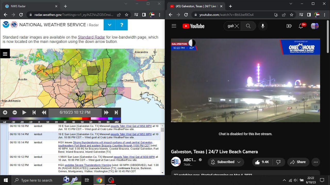 (Live) Slight/ENHANCED Risk Event w/ KHB40 & KIG79, live cam & NWS ...
