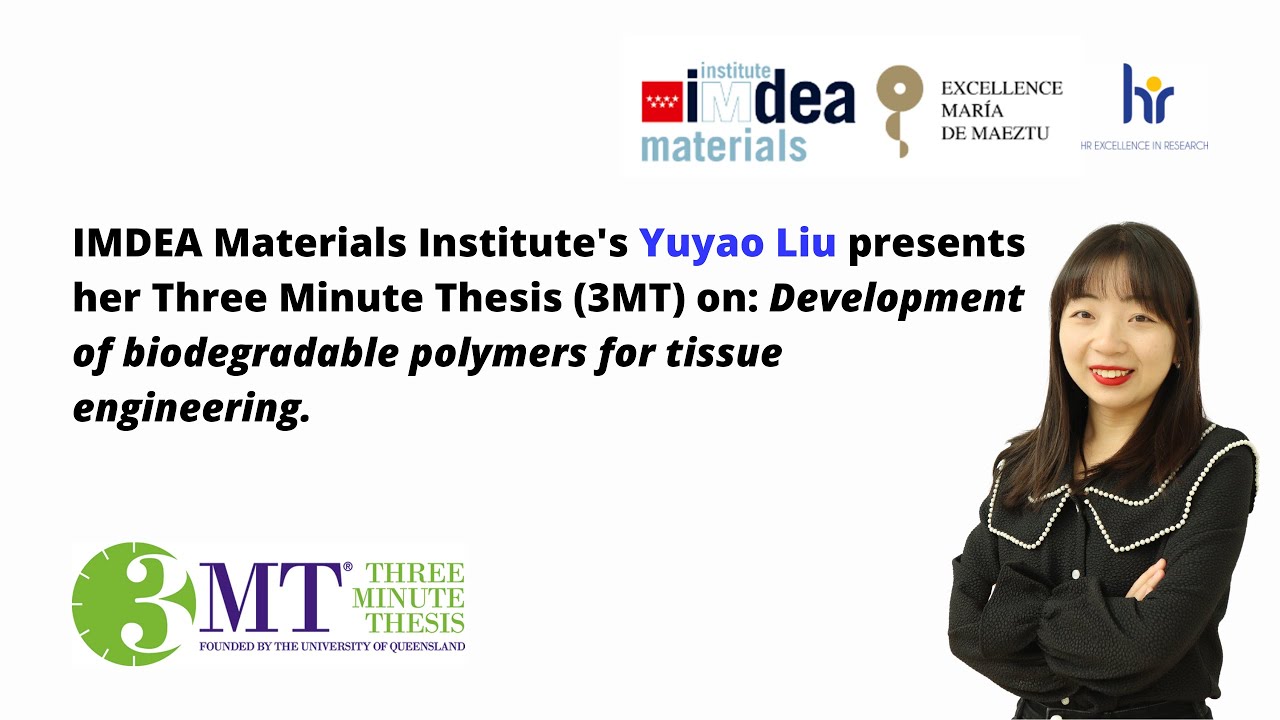 IMDEA Materials Institute Three Minute Thesis Talk (3MT) 2023 featuring ...