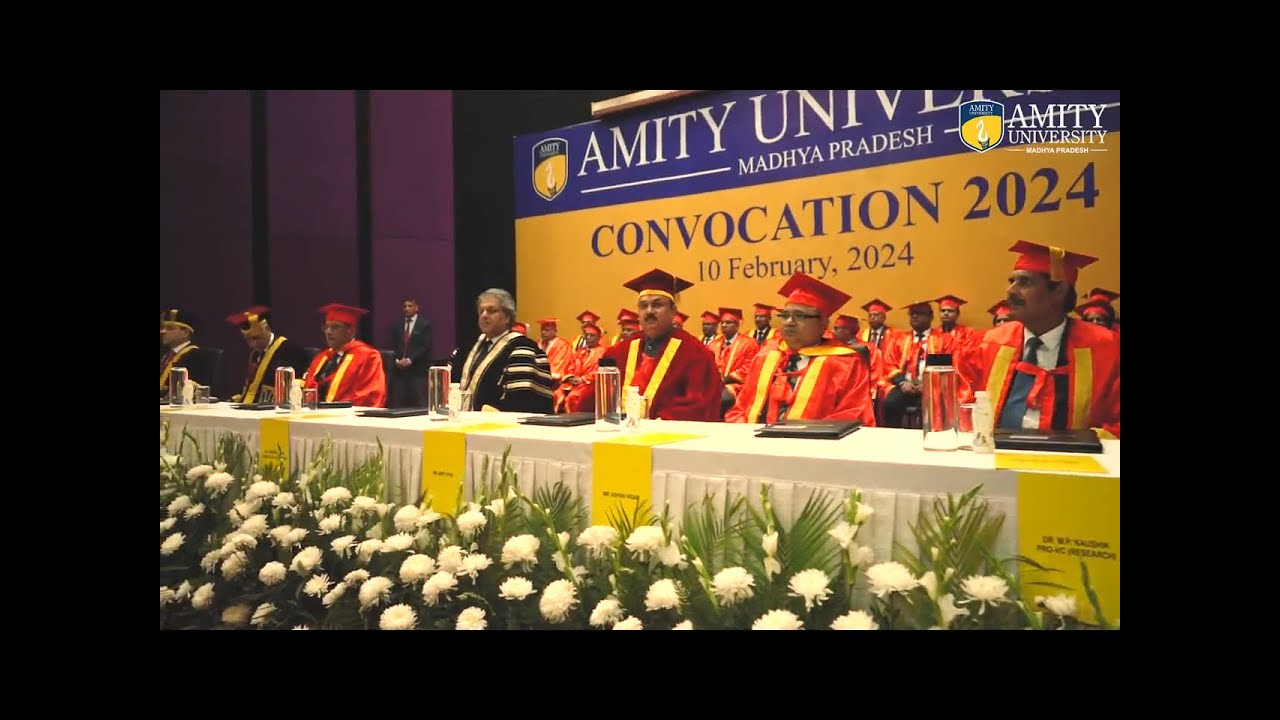 Convocation 2024 | Amity University Madhya Pradesh - YouTube