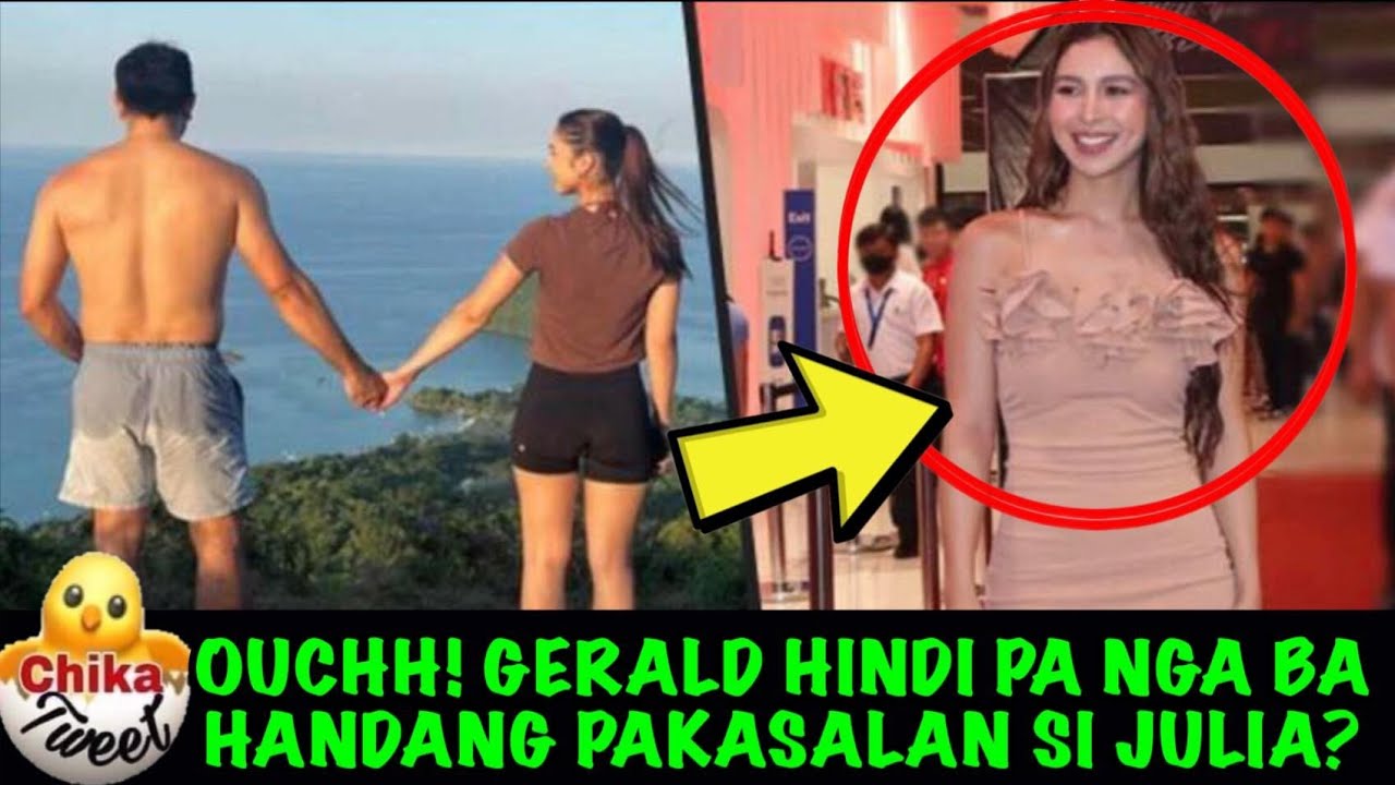 OUCHH! GERALD HINDI PA NGA BA HANDANG PAKASALAN SI JULIA? - YouTube