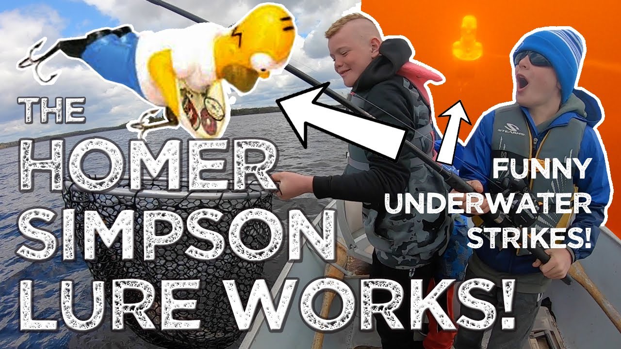 Homer Simpson Novelty Lure - Stupid Fishing - Episode 1 - YouTube