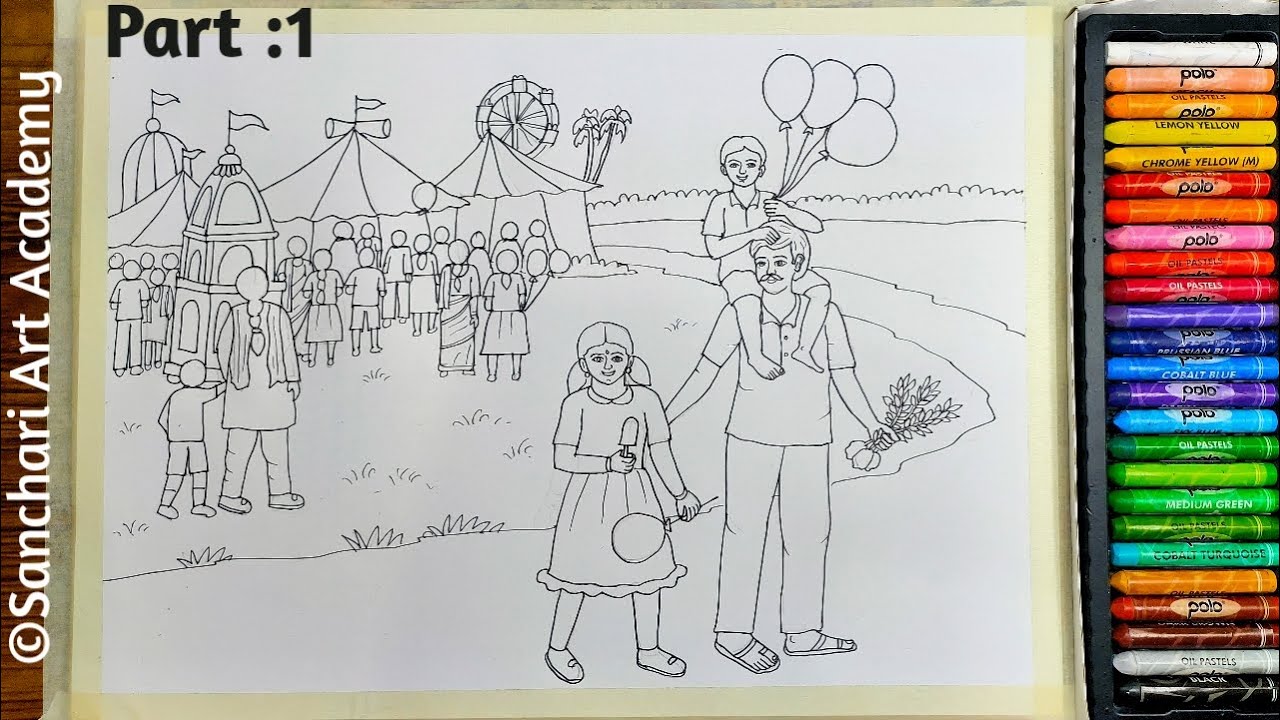 How To Draw Rath Yatra Drawing|Rath Yatra Festival Drawing|Rath Yatra ...