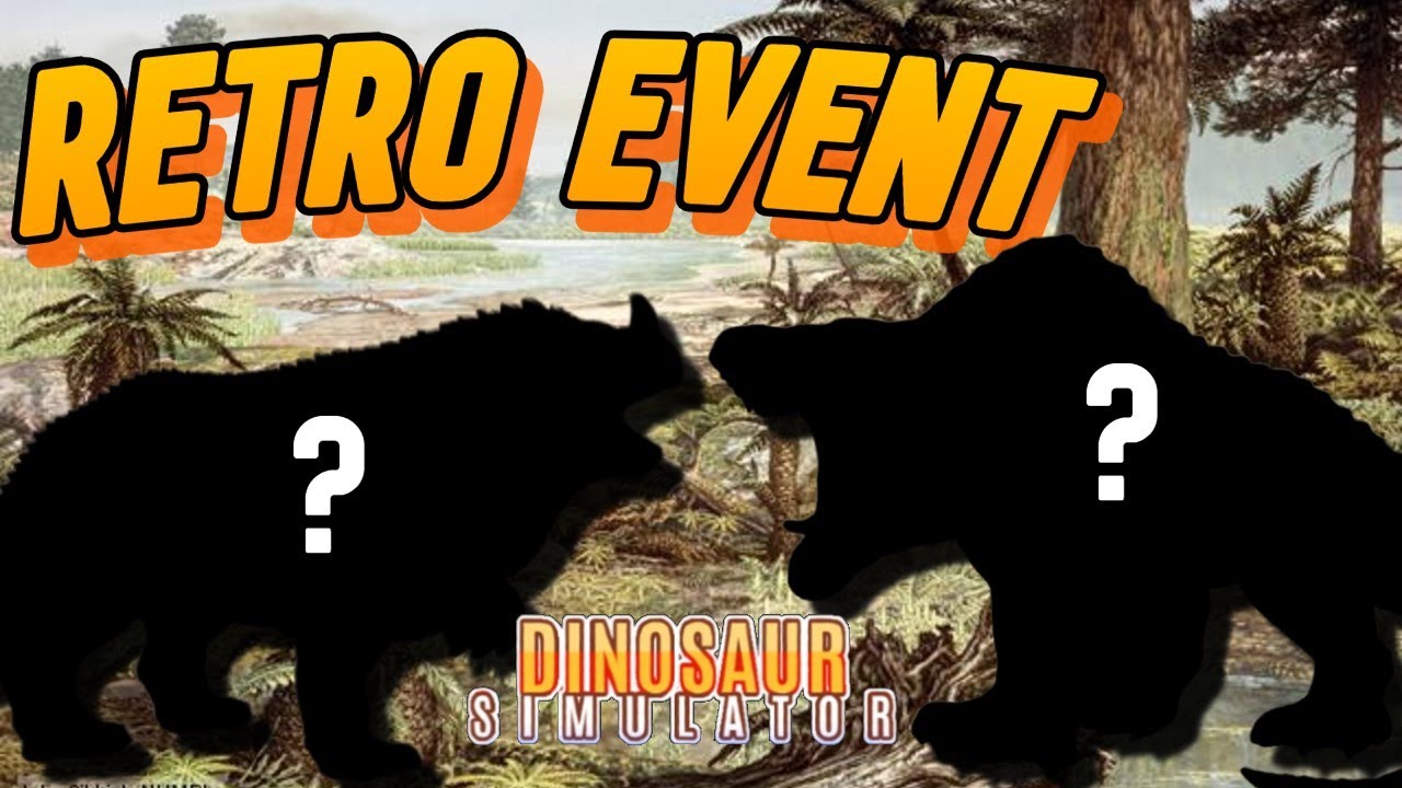 DINOSAUR SIMULATOR RETRO EVENT e HALLOWEEN EVENT !!! Tudo oque virá ...