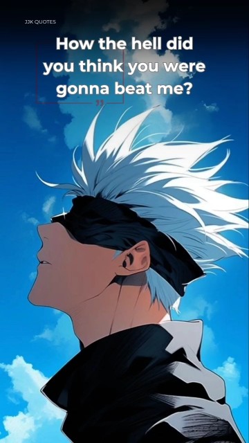 #gojo Satoru Gojo Quotes #jujutsukaisen #satorugojo #jjk - YouTube