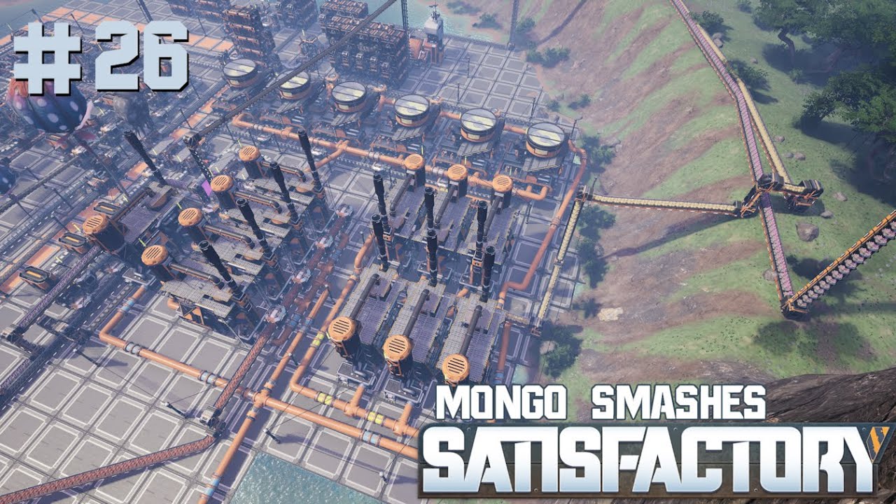 Satisfactory Part 26 - Battery Factory - Tier 8 Done (Update 8) - YouTube
