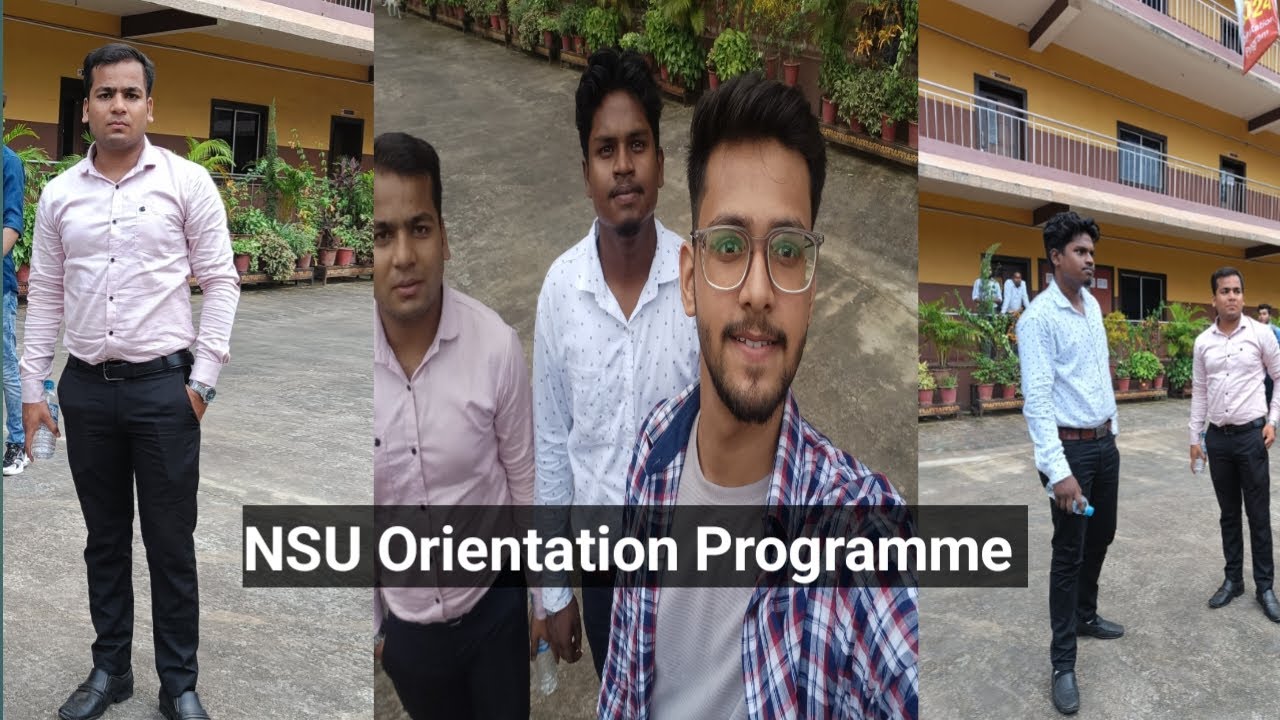 NSU ORIENTATION PROGRAMME 2024 BBA || NETAJI SUBHASH UNIVERSITY ...