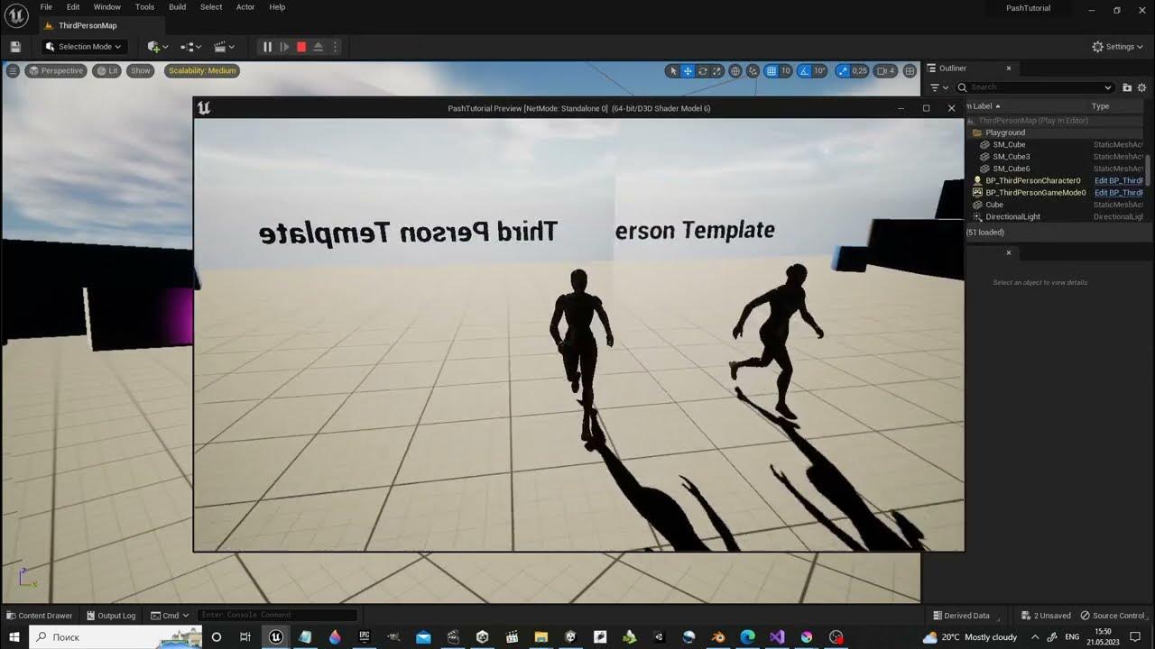 Unreal Engine 5 tutorial - how to make a Mirror Reflection - YouTube
