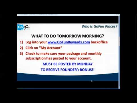 GoFunPlacesRewards GOFUN PLACES GO FUN REWARDS LAUNCH UPDATE PREPARING ...