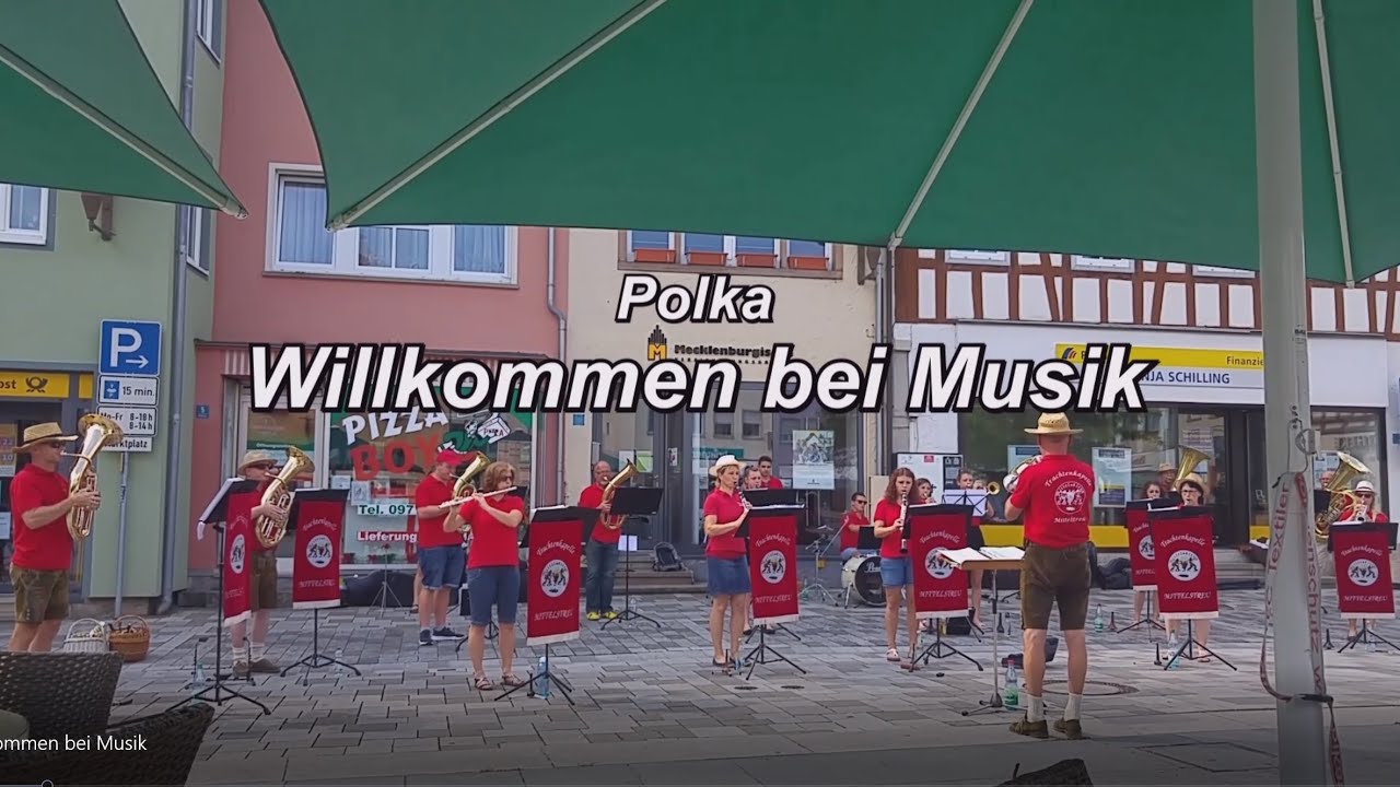 "Willkommen bei Musik" Trachtenkapelle Mittelstreu Polka von Frank ...