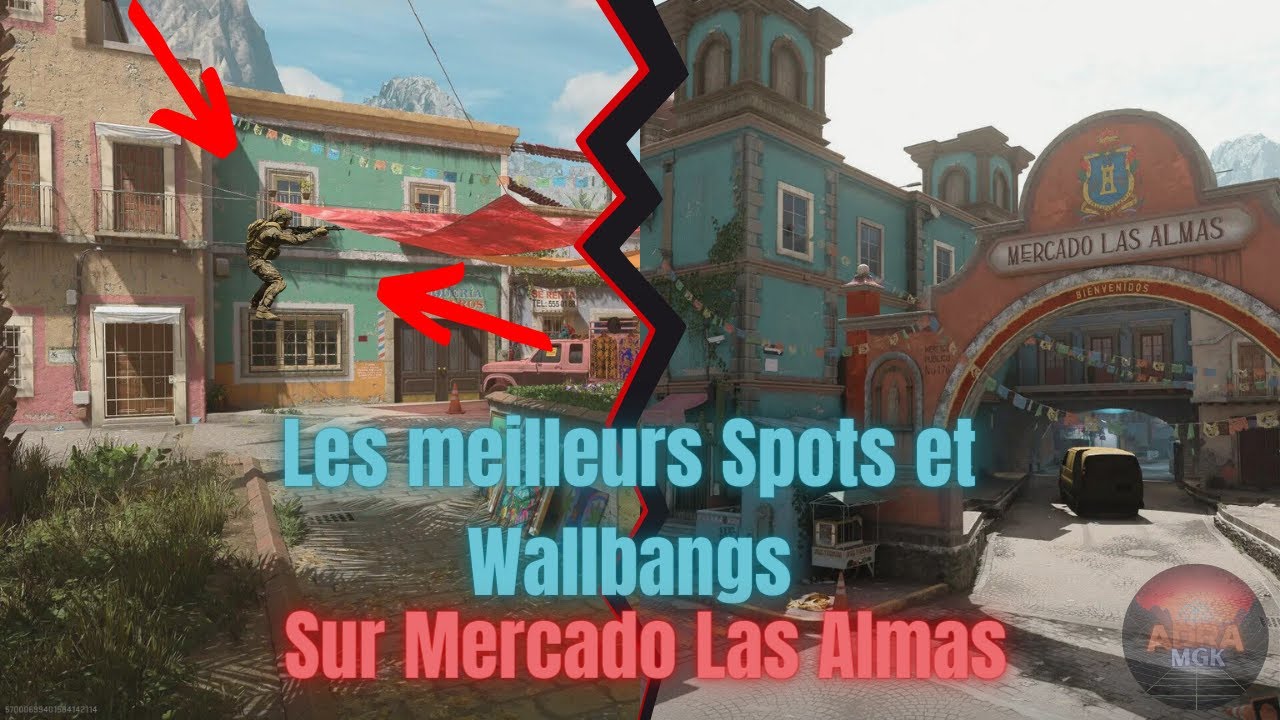 COD MW2 : Les meilleurs Spots et Wallbangs sur Mercado Las Almas à ...