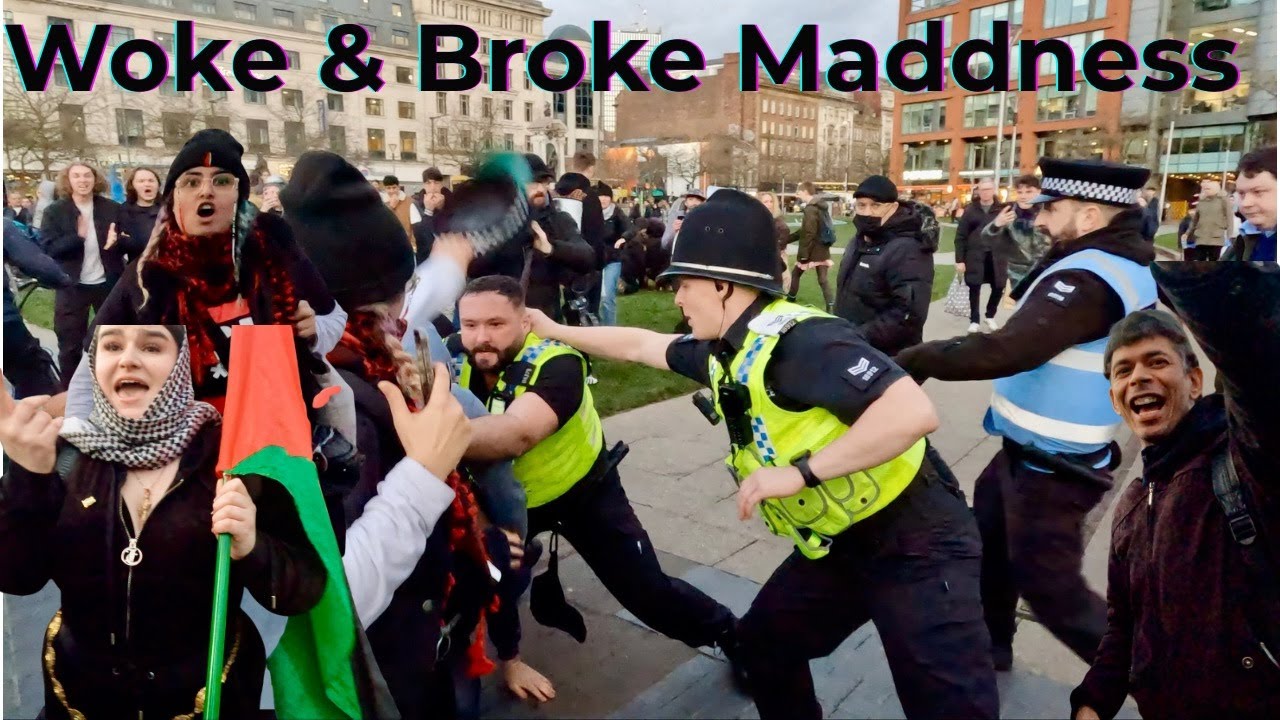 🔴 UKIP MARCH IN MANCHESTER – CHAOS ON THE STREETS | Antifa, Activists ...