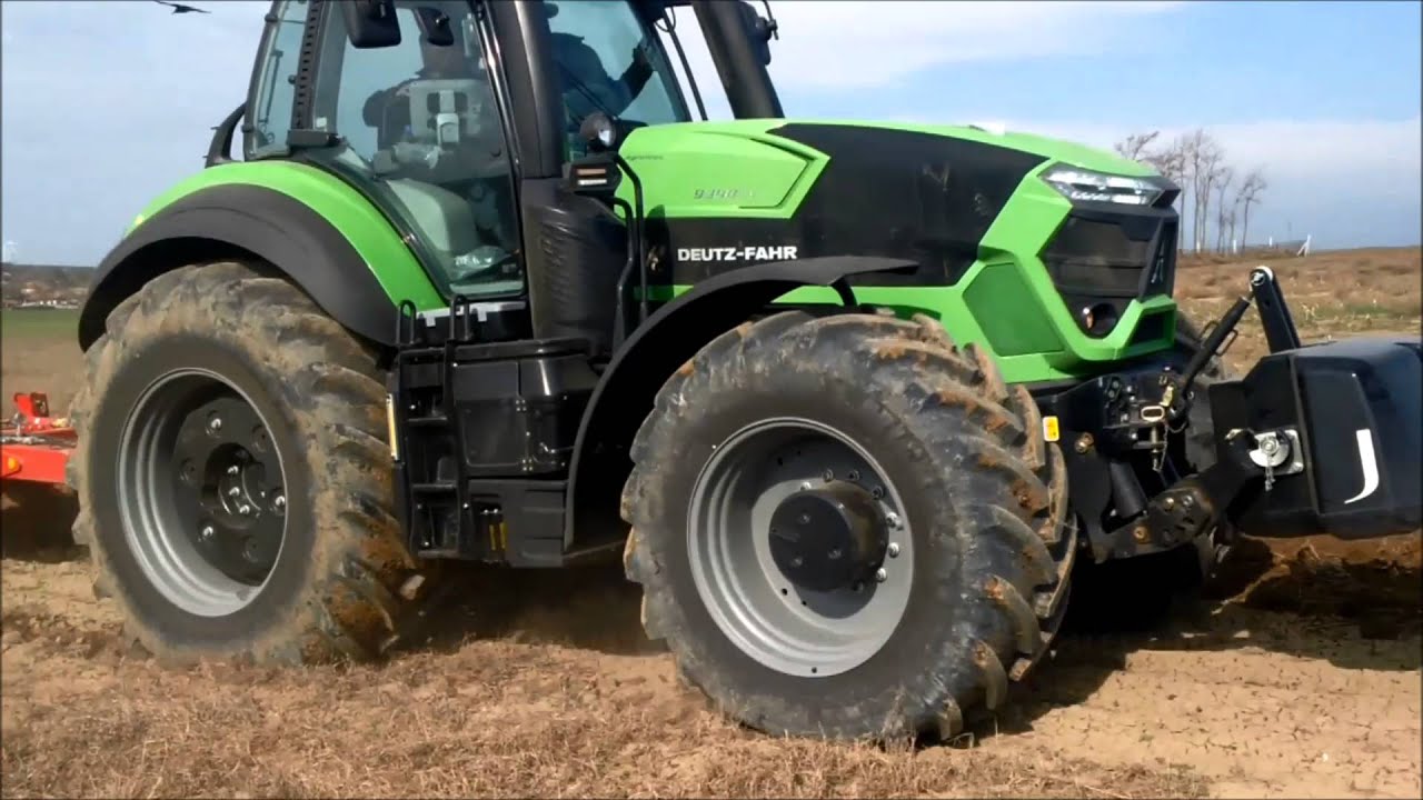 Demo tractor Deutz Fahr 9340 - YouTube