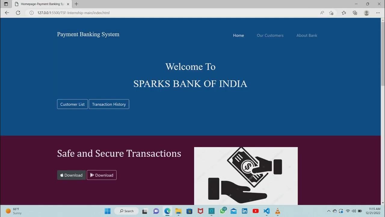 Basic Banking System - YouTube