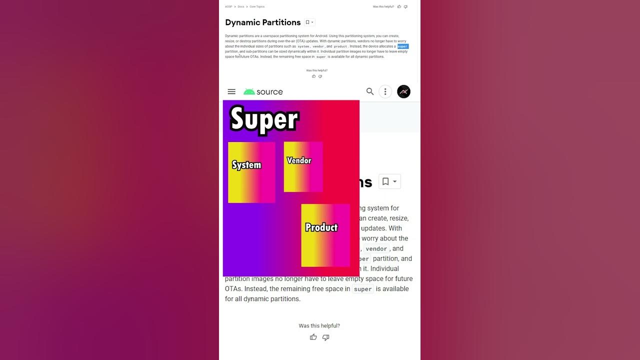 What is Dynamic Partition in Android? RetroFitting / Super Partition #shorts - YouTube