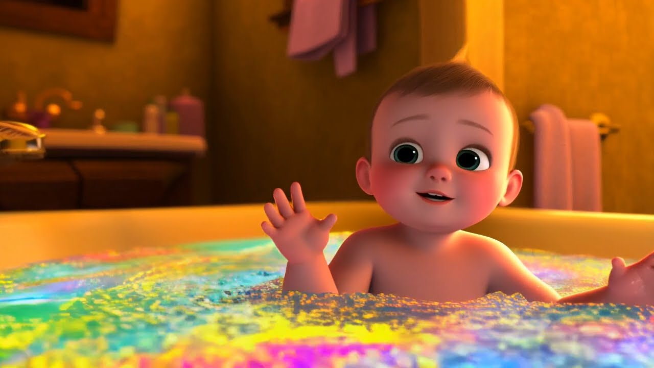 Splish Splash Rainbow Bath Song | Fun Kids Poem + Bubble Bath Song ...