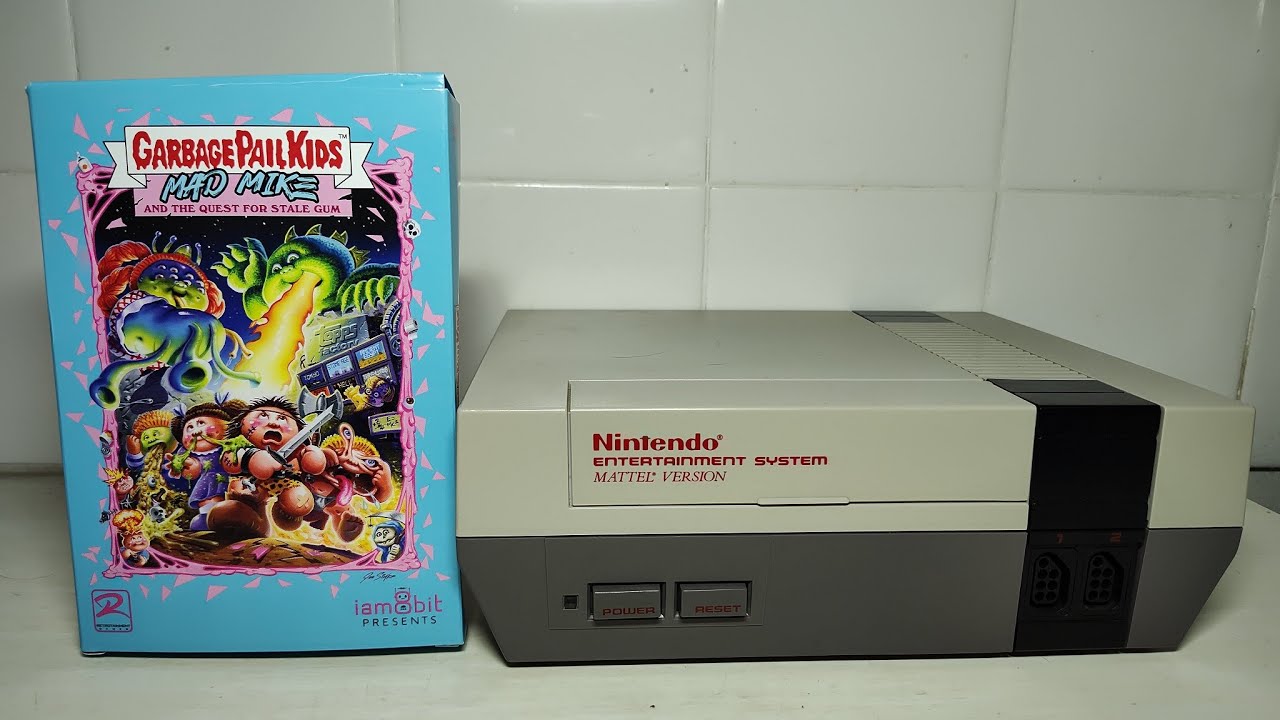 New NES game, Garbage Pail Kids - unboxing and gameplay - YouTube