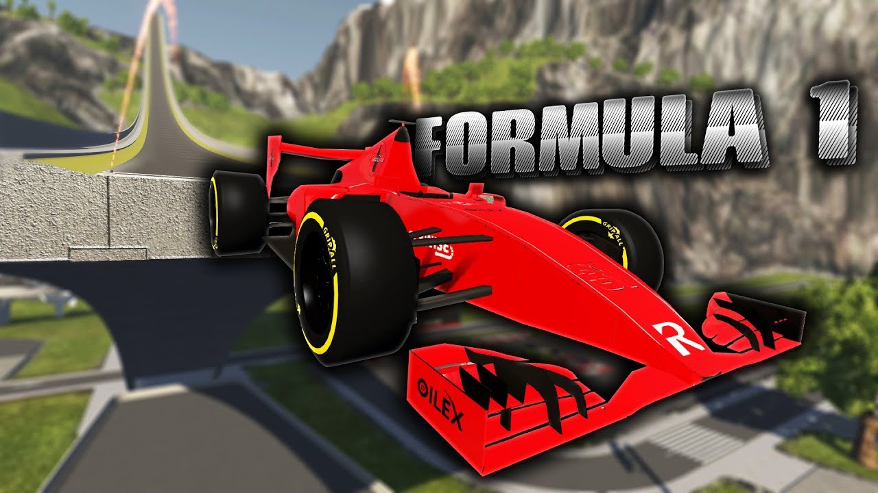 ACELERANDO NO MAXIMO NA RAMPA COM A FORMULA 1! BEAMNG DRIVE - YouTube