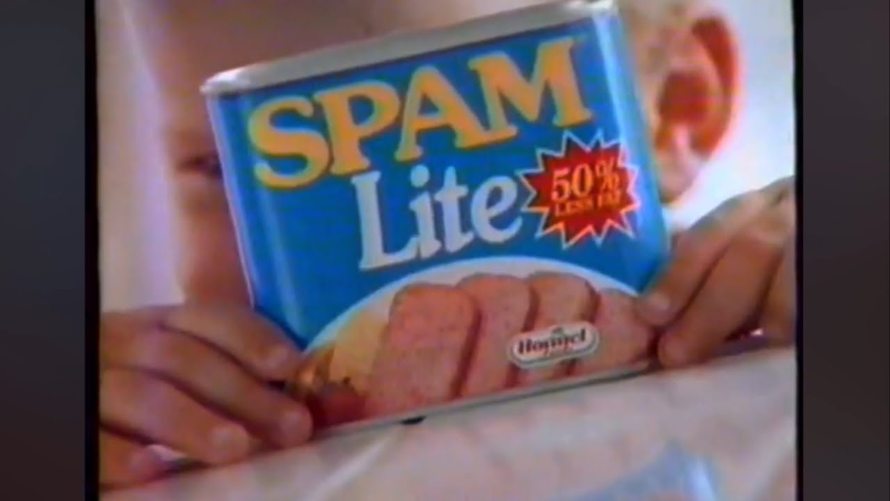 1996 Spam Commercial - YouTube