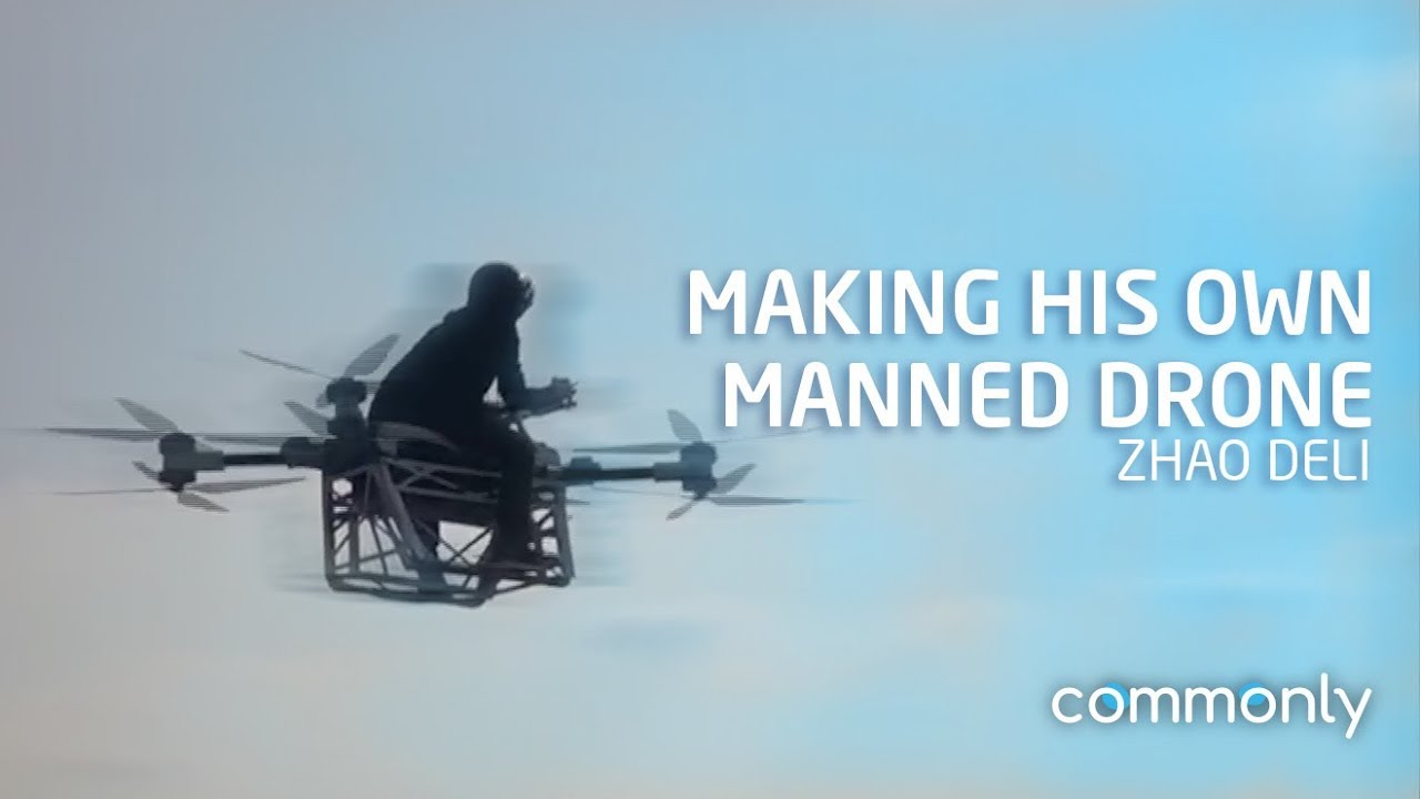 Making His Own Manned Drone - YouTube