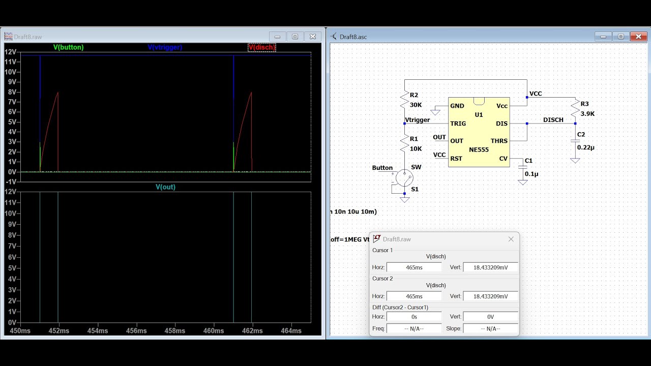 Thiết kế mạch đa hài đơn bền (monostable multivibrator) với IC NE555 ...