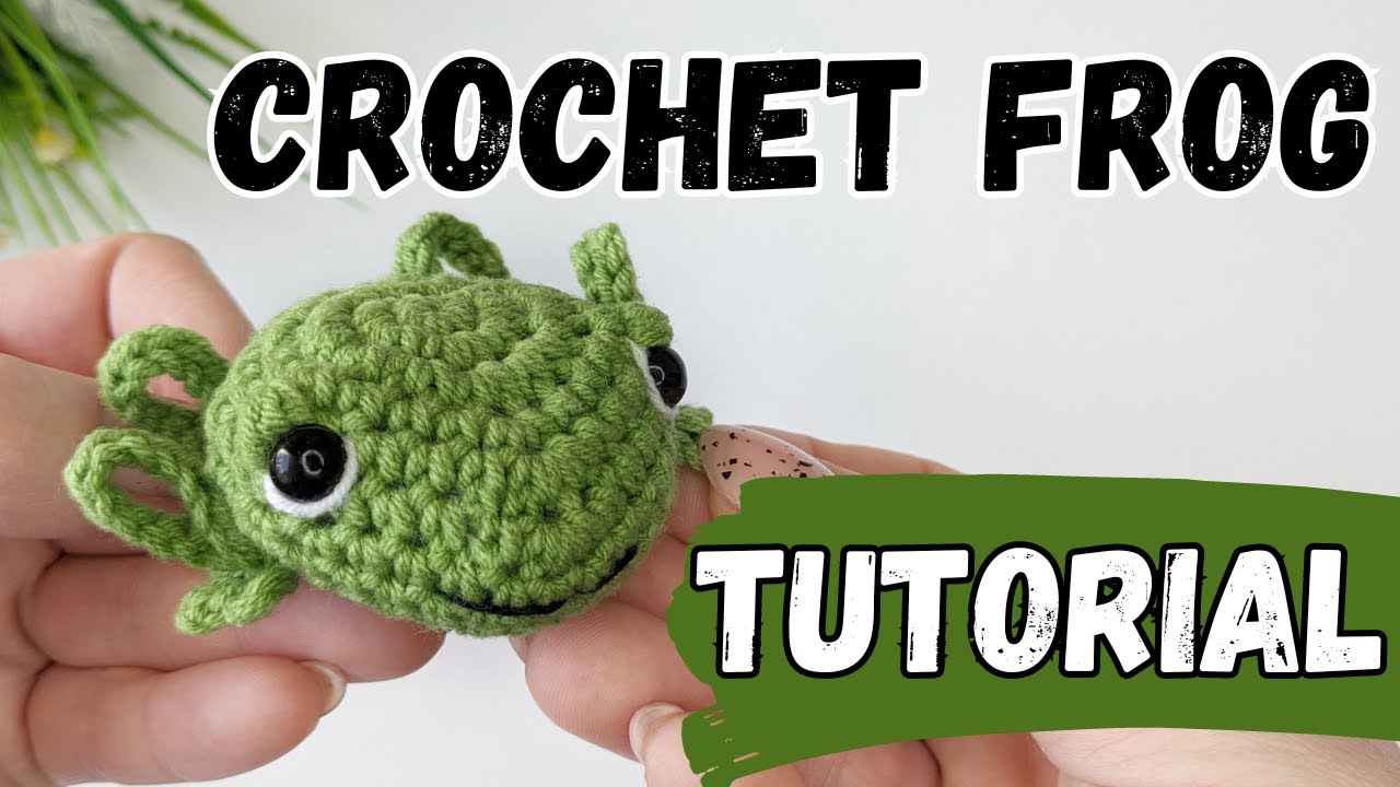 How to crochet a frog amigurumi tutorial - YouTube