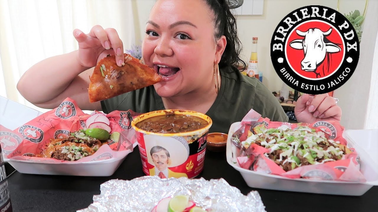 Birrieria PDX Mukbang - YouTube