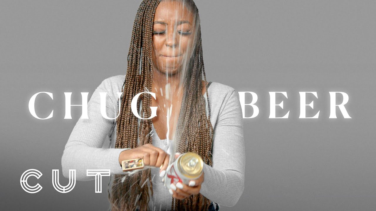 100 People Chug a Beer | Keep it 100 | Cut - YouTube