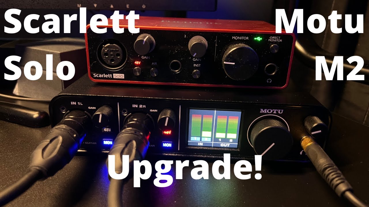 Upgrading My Audio Setup | Motu M2 + More! - YouTube
