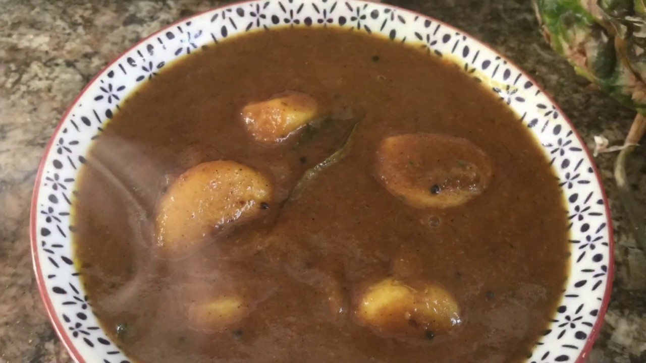 பூண்டு குழம்பு Kuzhambu or poondu kuzhambu Belluli Gojju Velluli Gojju ...