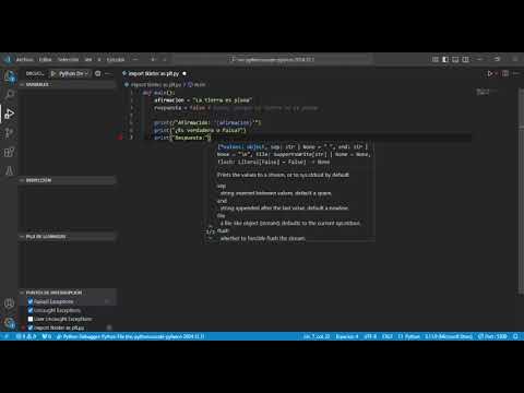 Un simple algoritmo o programa en Python - YouTube