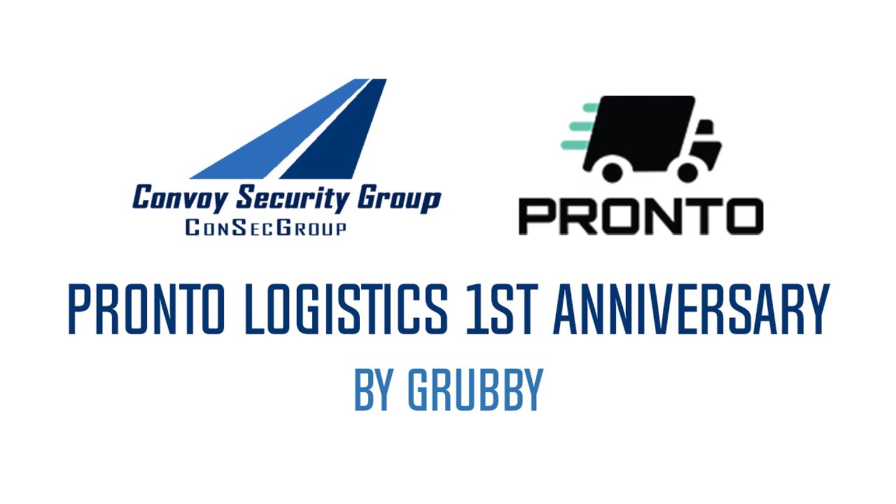 Convoy Security Group - Pronto Logistics 1st Anniversary Convoy - YouTube