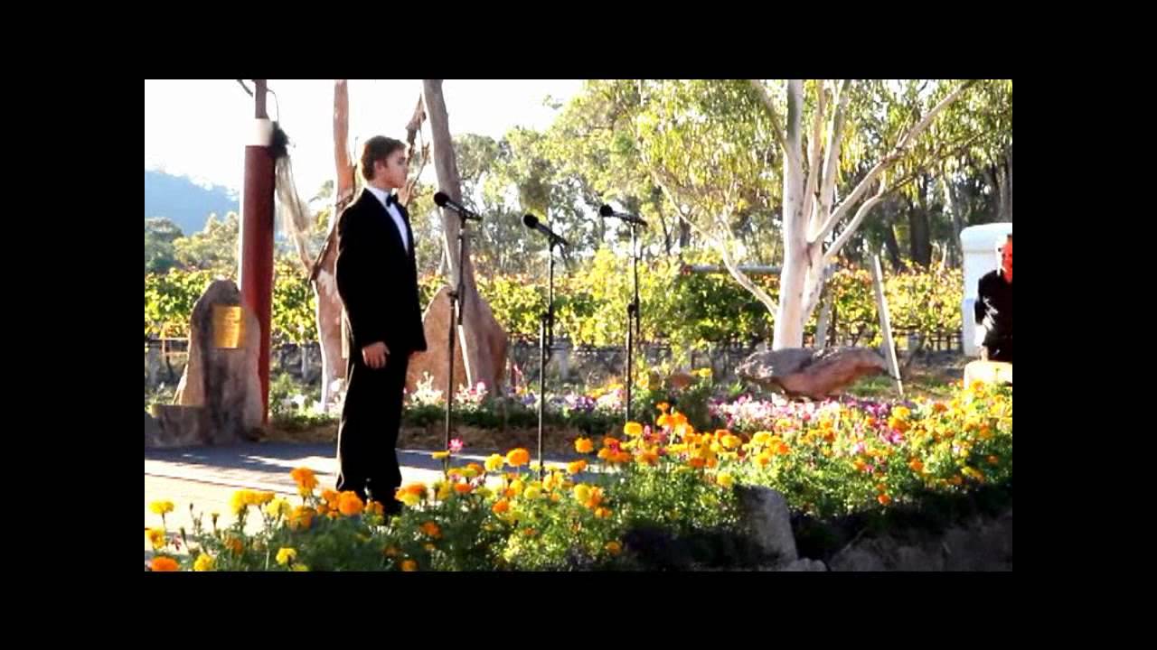 Matthew Manahan - Opera in the Vineyard - YouTube