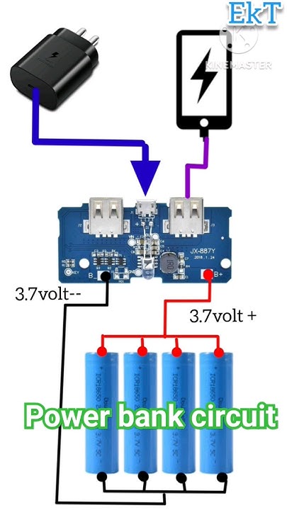Power bank curcit Diagram #viral #electrical #shorts - YouTube