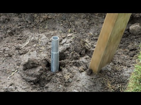 Polytunnel Foundation Tubes - YouTube