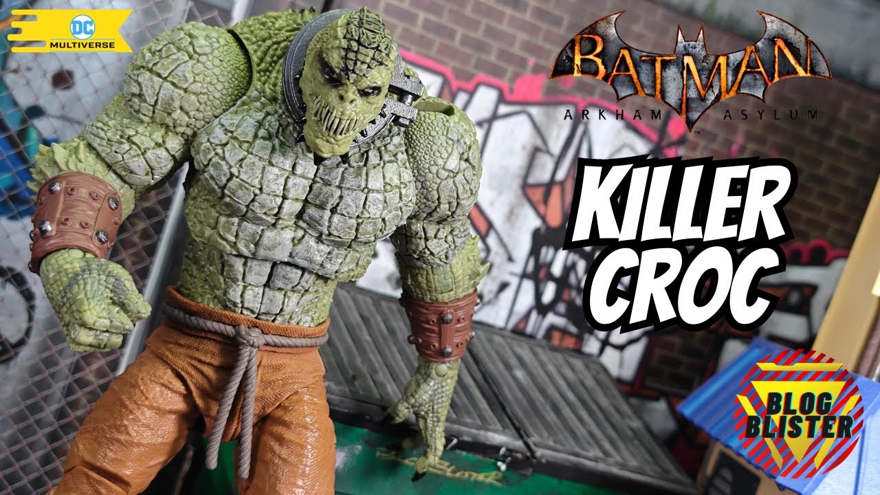 DC Multiverse Killer Croc Batman Arkham Asylum Megafig Reseña Review En ...