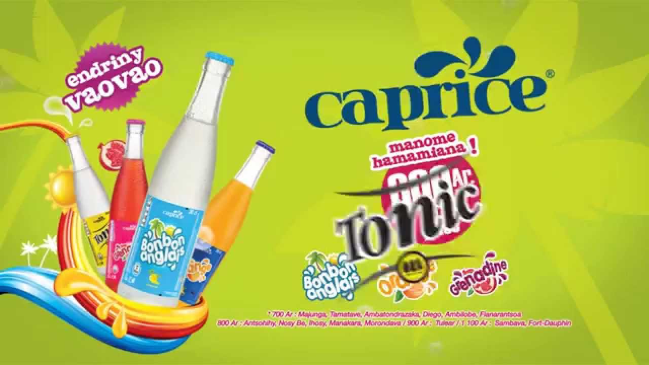 Niova endrika ireo zava-pisotro Caprice ! Nouvelles boissons Caprice ...
