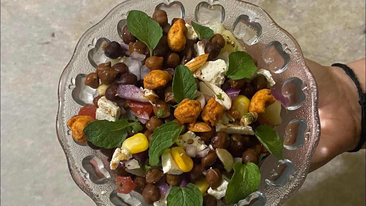 Healthy Channa Salad | Chickpeas Salad | How To Make Channa Salad ...