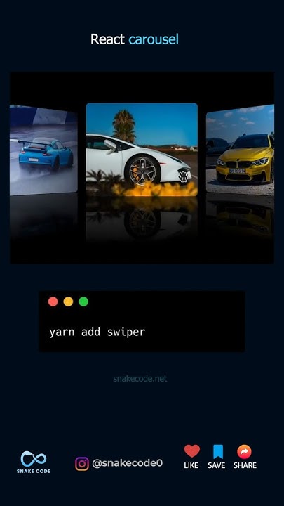 React Carousel #reactjs #html #css #javascript #cssanimation - YouTube